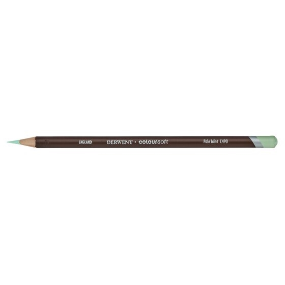 DERWENT COLOURSOFT PENCIL PALE MINT C490 - Rainbow Art Shop